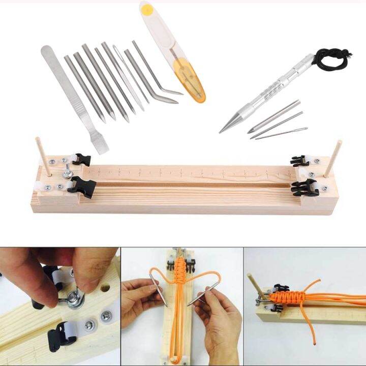 【hot】 12inch DIY Paracord Wristband Maker Jig Bracelet Maker Paracord ...