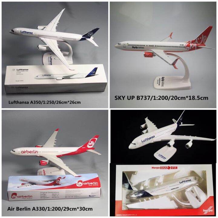 26CM 1:250 Plastic Germany Air Lufthansa Airlines Airbus A350 Aircraft ...