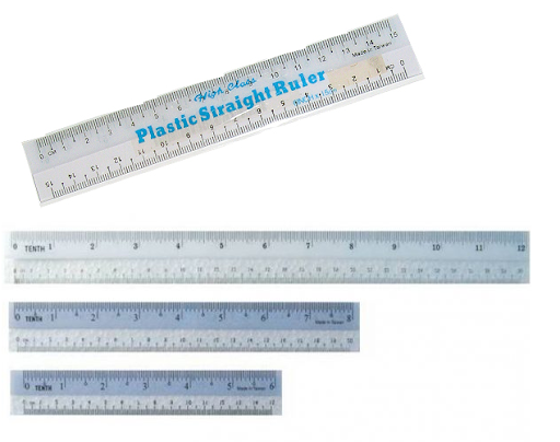 Plastic Straight Ruler / Bendable / Soft / Flexible Student Ruler / Pembaris 15cm / 20cm / 30cm ...