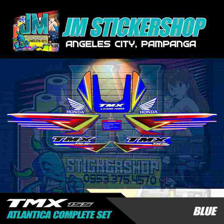 Honda Tmx 155 Atlantica Sticker Set Decal | Lazada PH