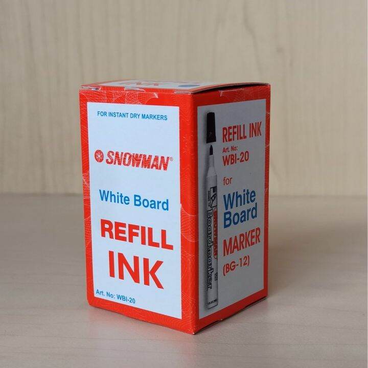 Tinta Refill Ink Snowman White Board / Tinta Spidol Snowman (Bisa ...