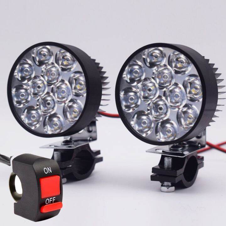 Motorcycle Modified Light led Super Bright Concentrating External ...