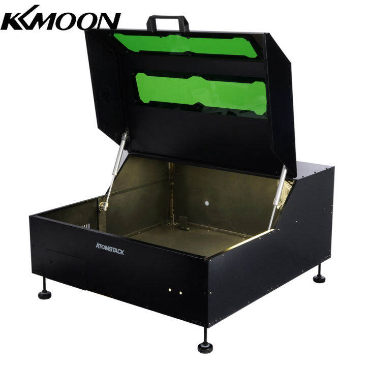KKmoon Atomstack B1 La-Ser แกะสลักเครื่องตัดกล่องป้องกันโครงสร้างโลหะทั้งหมดตัวกรองหน้าต่างอะคร ...