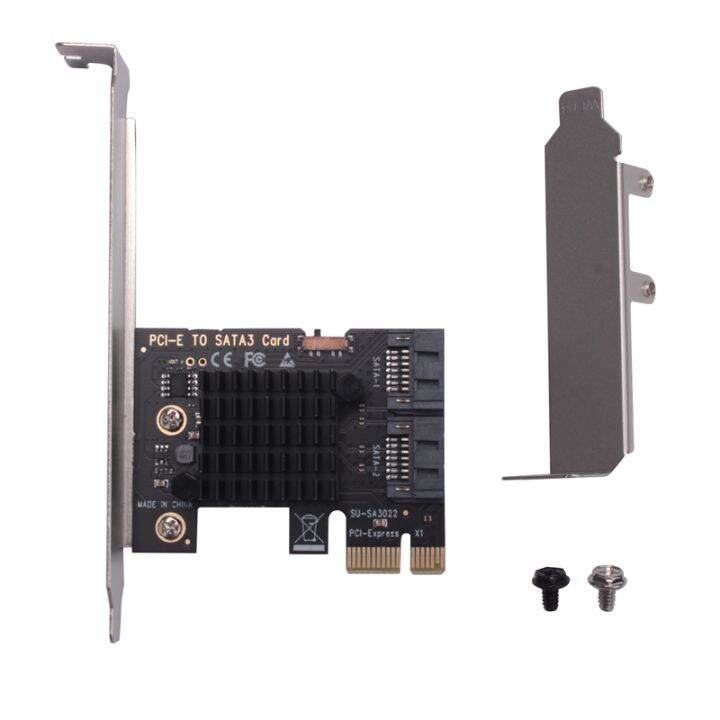 PCIe to SATA 3.0 6G SSD Adapter PCI-E PCI Express X1 Controller ...
