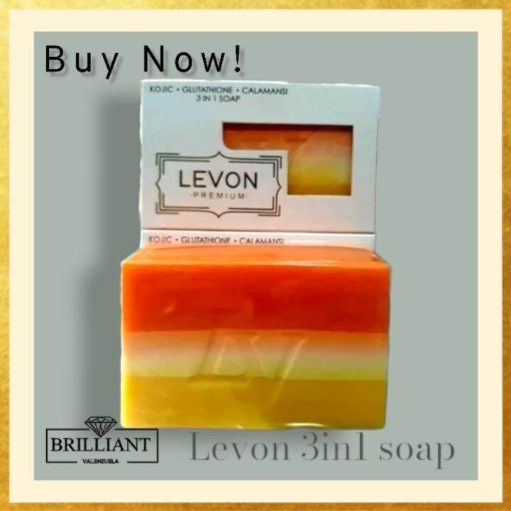 Factory sales promotion LEVON 3in1 soap (kojic, gluta calamansi ...