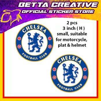 Small Stickers - Chelsea EP 2 pcs Motor / Helmet / Laptop / Slap ...