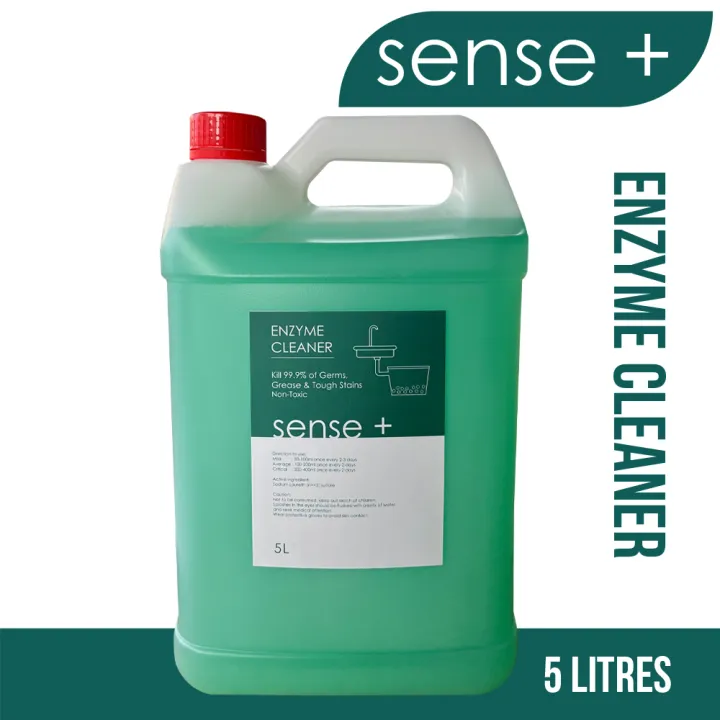 Sense+ Enzyme Cleaner (Grease Trap) - 5L Eco Bio Degreaser Grease Trap ...