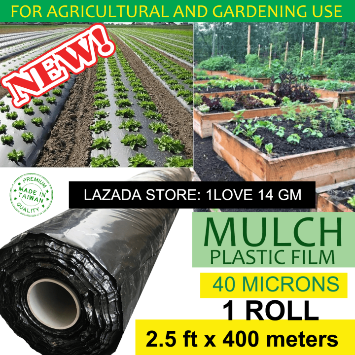 Plastic Mulch Film 2.5 feet or 3 feet x 400 meters (1 roll) | Lazada PH
