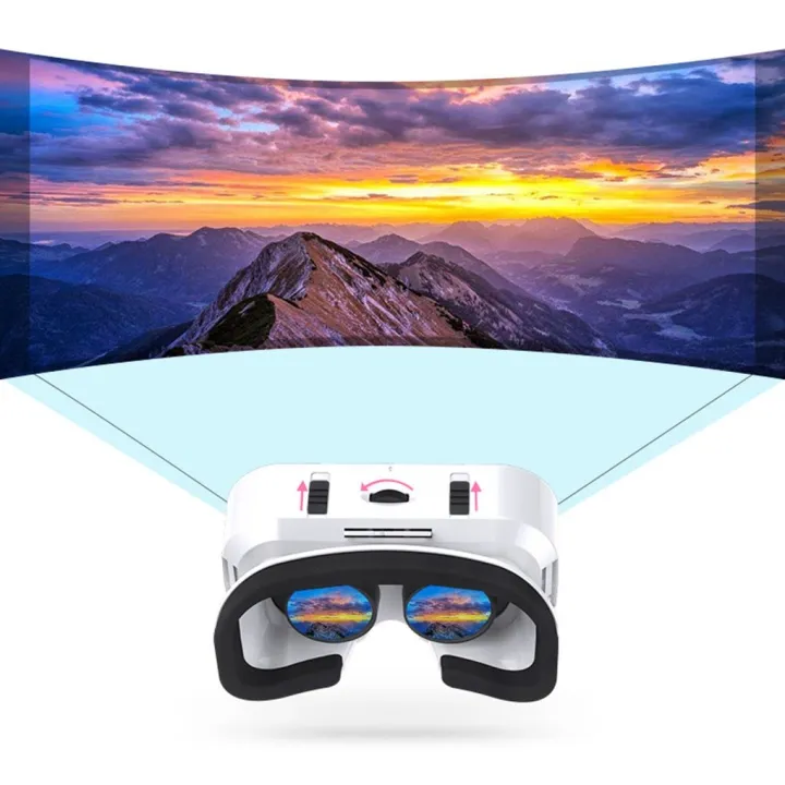 VR Shinecon 5.0 3D SC-G05A Glasses VR Movies Games Headset for iPhone ...