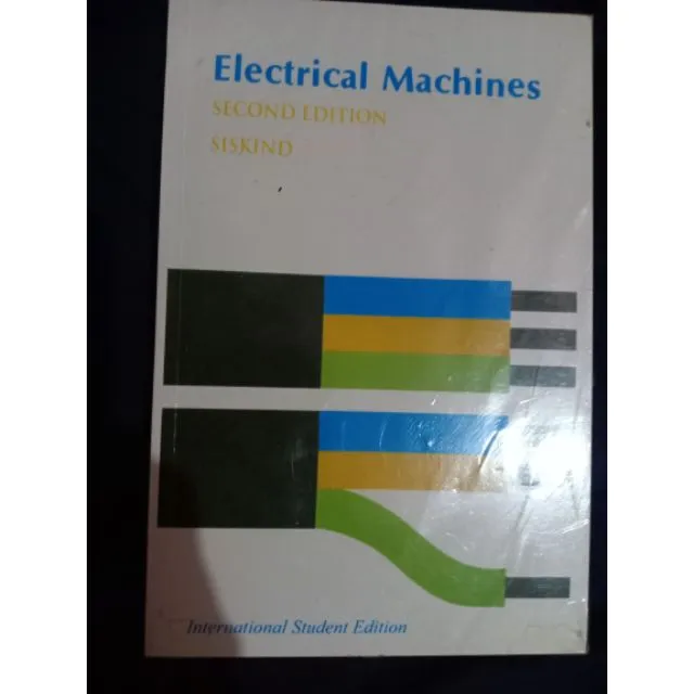 Electrical Machines 2nd edition (Siskind) | Lazada PH Electrical Machines 2nd edition (Siskind) | Lazada PH