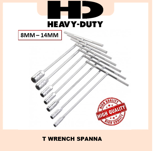 T WRENCH SPANNER HEAVY DUTY T TYPE TOOL SPANA SPANNA DEEP SOCKET WRENCH ...