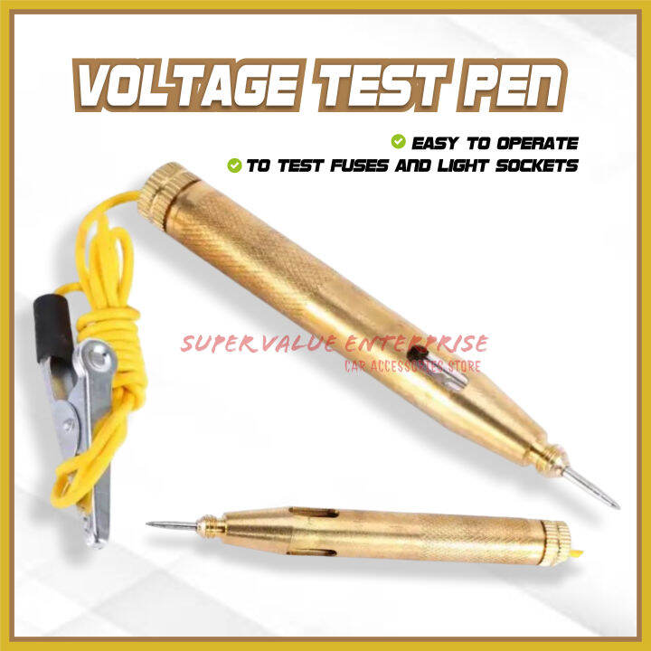 Tester ProbeTest Pen Test Lamp Car Test Light Voltage Copper Circuit ...