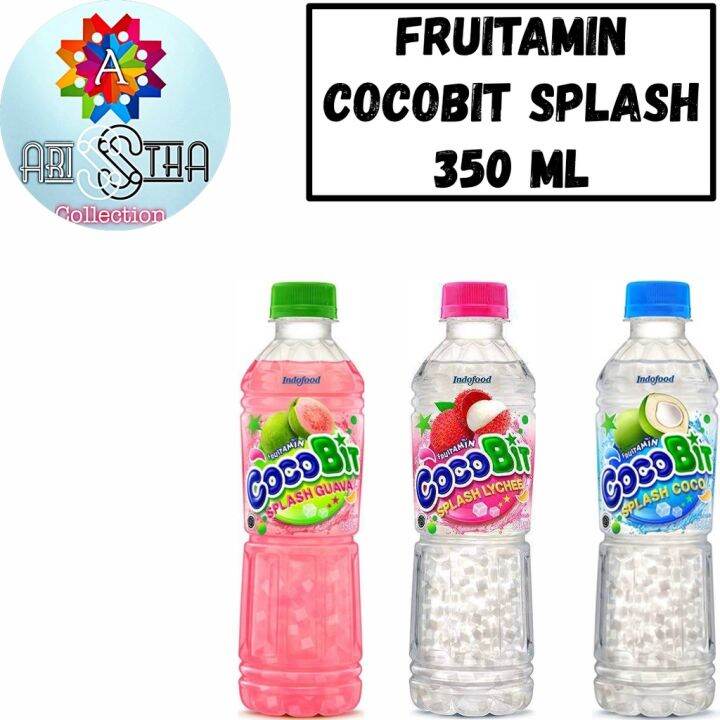 Fruitamin Coco Bit Cocobit Splash minuman nata de coco 350 ml | Lazada ...