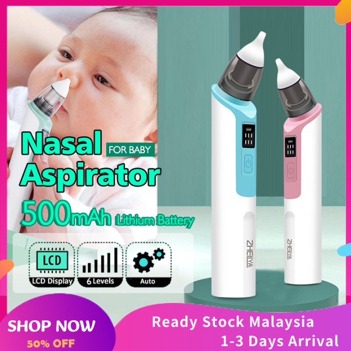 Nasal Aspirator Baby Electric Nose Suction USB Charge 6 Gear Lcd ...