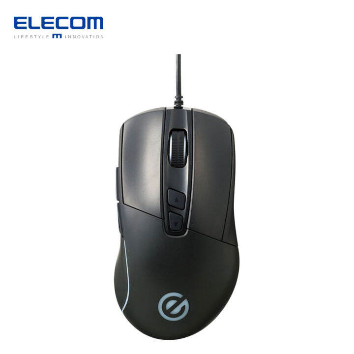 ELECOM Gaming Mouse 5 Buttons Black High-Performance Gaming Sensor 80 Million Times Endurance ...
