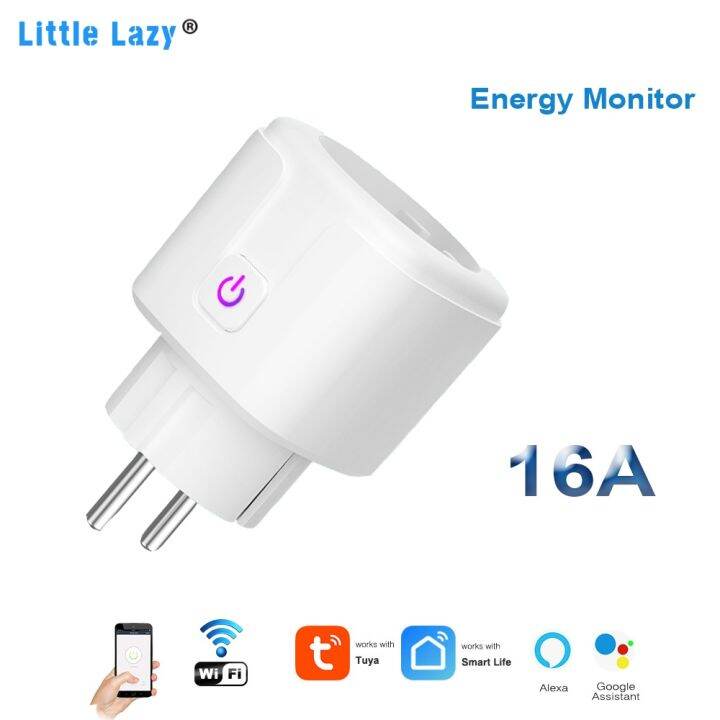 WiFi Smart Plug 16A EU Socket Tuya Smart Life APP Work with Alexa ...