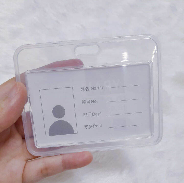 Bao đựng thẻ nhân viên cao cấp túi kẹp bảng tên id nhựa dẻo và nhựa ...
