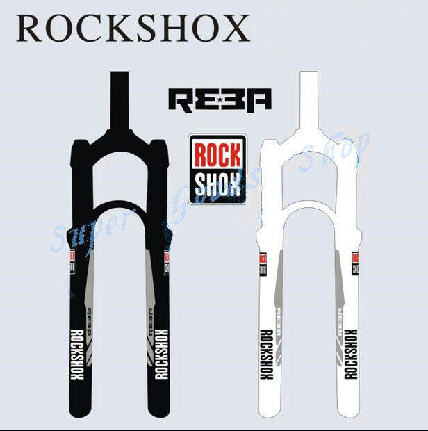 Reflective Road Mtb Mountain Bike Frame Stickers Rockshox Reba Fixed ...