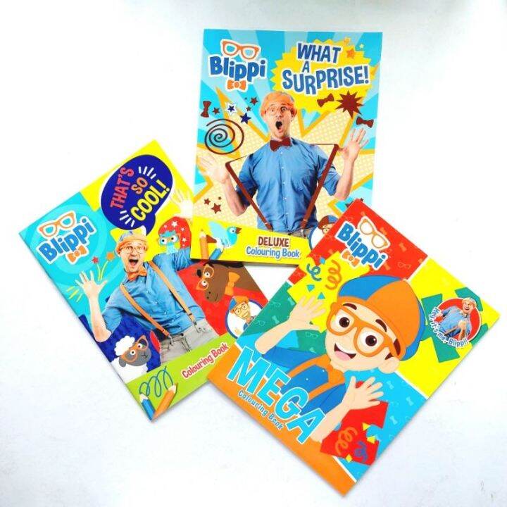 Blippi MEGA Coloring Educational and Activity Book Series for ...