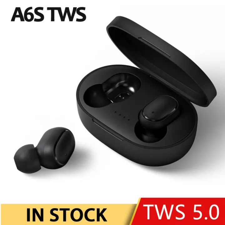 A6S TWS Bluetooth 5.0 Earphone Noise Cancelling fone Headset With Mic ...