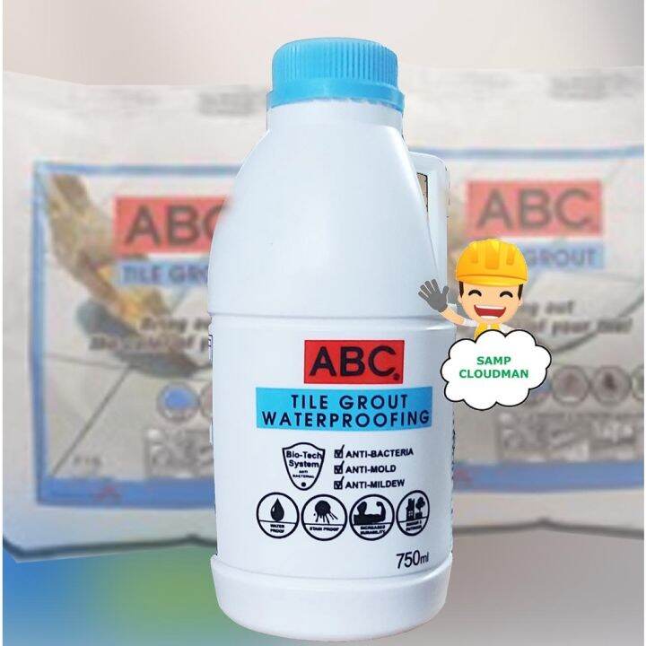 ABC Tile Grout Waterproofing 750ml with Bio-tech Water proof Grout ...
