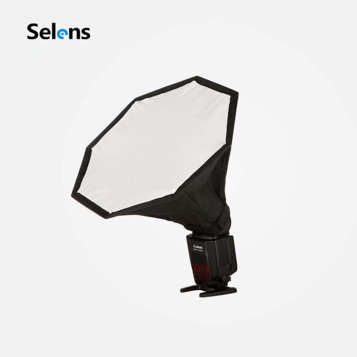 Selens 14CM Softbox Universal Foldable Flash Light Diffuser Octagon ...