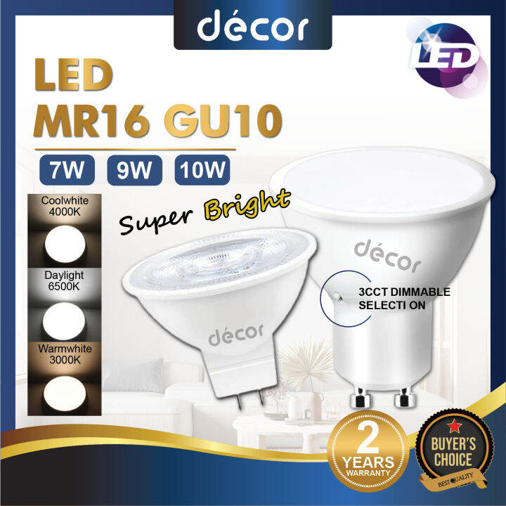LED GU10 BULB / LED MR16 BULB 7W 9W 10W HIGH QUALITY 3 Colour LED Bulb ...
