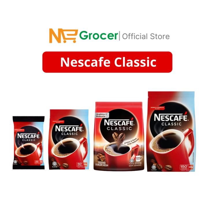 Nestle Nescafe Classic Refill Pack 100% Coffee Powder made with Arabica ...