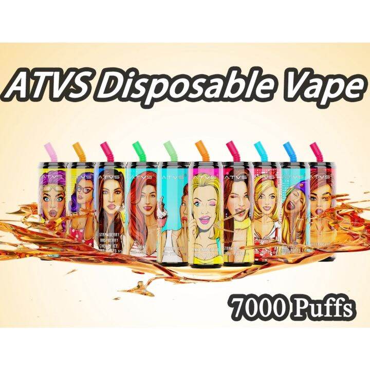 ATVS Disposable Vape 7000 Puffs 16mL 3% NIC Pods | Lazada PH