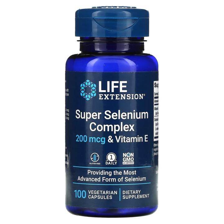 [PRE-ORDER] LIFE EXTENSION SUPER SELENIUM COMPLEX & VITAMIN E 200MCG ...