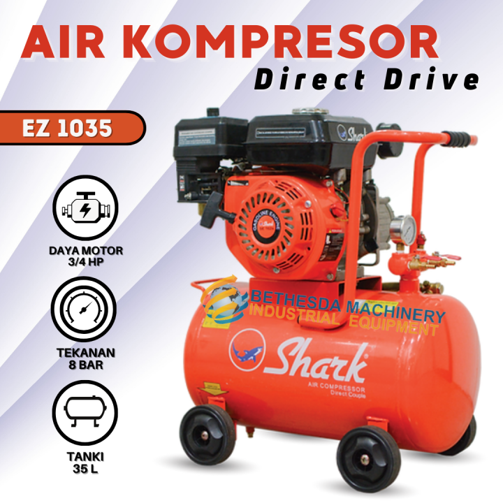 Compressor EZ 1035 Kompresor Angin 1HP Direct Drive Kompressor 1 HP ...
