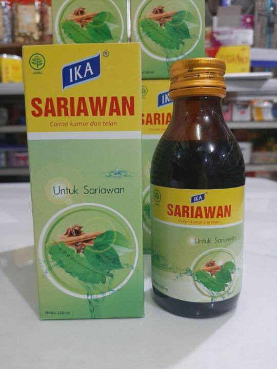 [KUMUR TELAN] IKA SARIAWAN 120ML / DAUN SAGA SIRIH AKAR KAYU MANIS ...