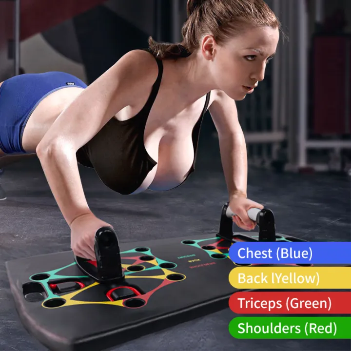 12 in 1 Body Building Push Up Rack Board System Fitness Comprehensive Exercise Workout Training ...