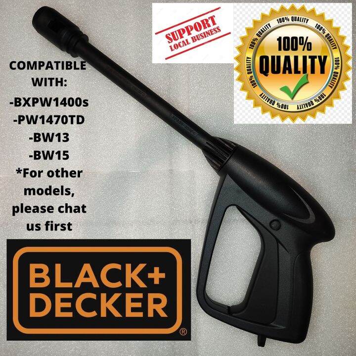 BLACK AND DECKER PRESSURE WASHER GUN SPRAY TRIGGER PW1400S PW1470TD BW13 BW15 REPLACEMENT ...