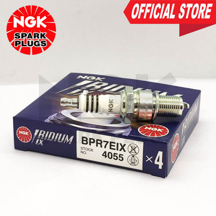 NGK BPR7EIX Iridium IX Spark Plug Set of 4 | Lazada PH