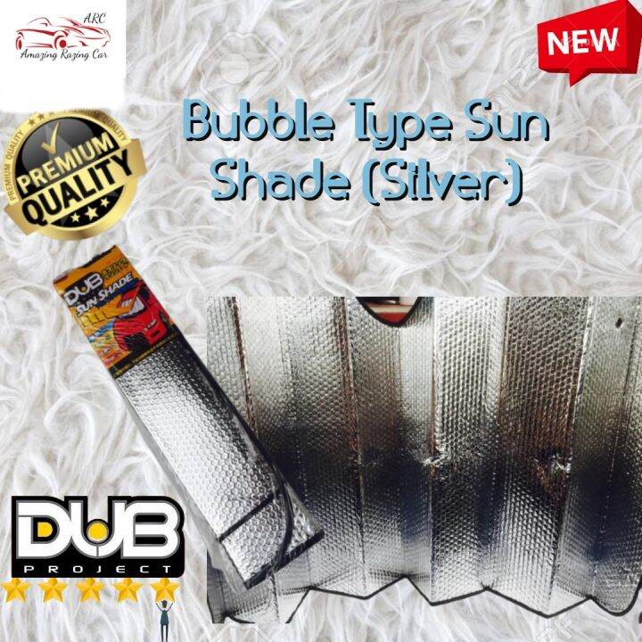 Bubble Type Sun Shade (Silver) for Toyota, Mitsubishi, Honda, Hyundai ...