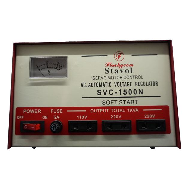 STAVOL LISTRIK / STABILIZE LISTRIK 1500 WATT . SERVO MOTOR. ANALOG ...