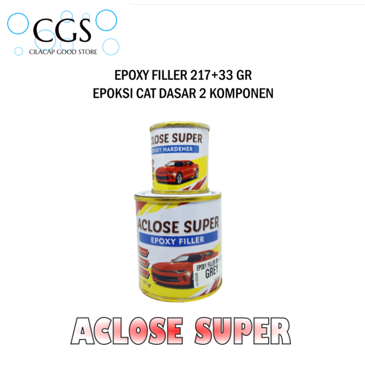 EPOKSI MOBIL MOTOR ACLOSE 250 gram - epoxy mobil - epoksi dnt - epoxy ...