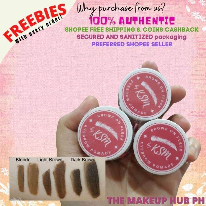 KSM Girlboss Eyebrow Pomade Brows on Fleek | Lazada PH