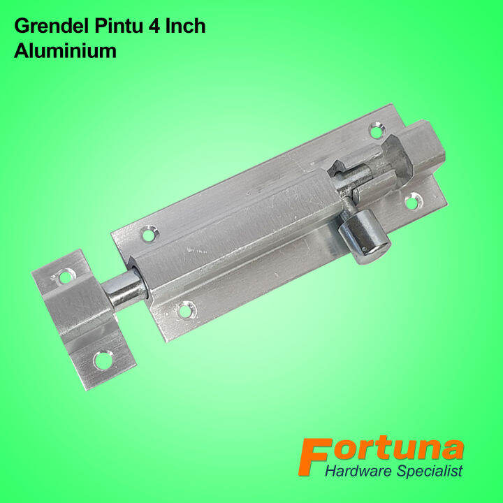 FORTUNA Grendel Aluminium Slot Pintu Jendela 4 Inch / 9 cm I Selot ...