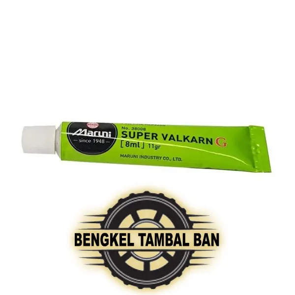 Lem Hijau Tiptop Maruni Super Valkarn G 8cc Tambal Ban Luar Tubeles - S ...