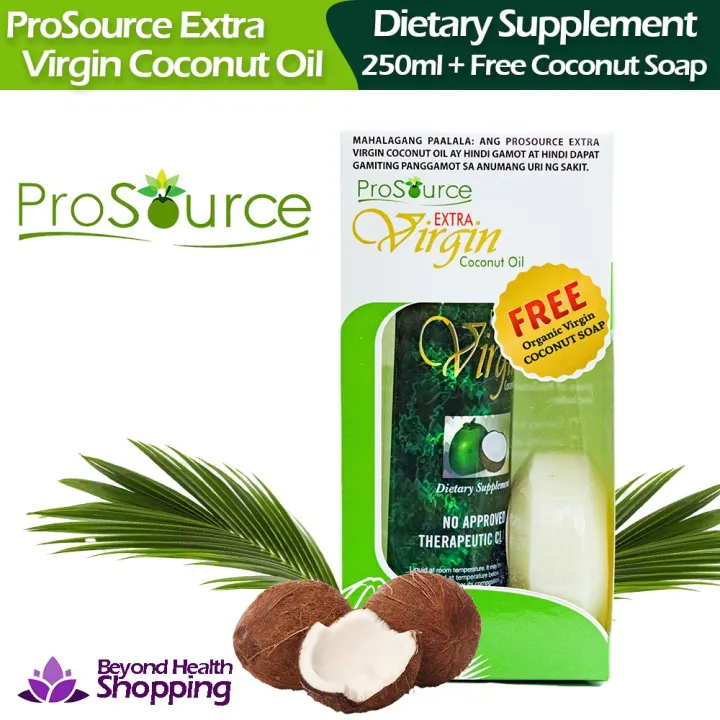 ProSource Virgin Coconut Oil with Free Organic Virgin Coconut Soap ...
