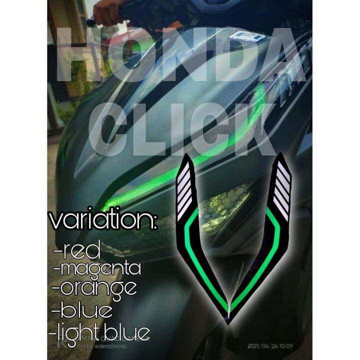 KILAY TINT FOR HONDA CLICK 125i/150i v2 black lining edition v2 AND V3 ...