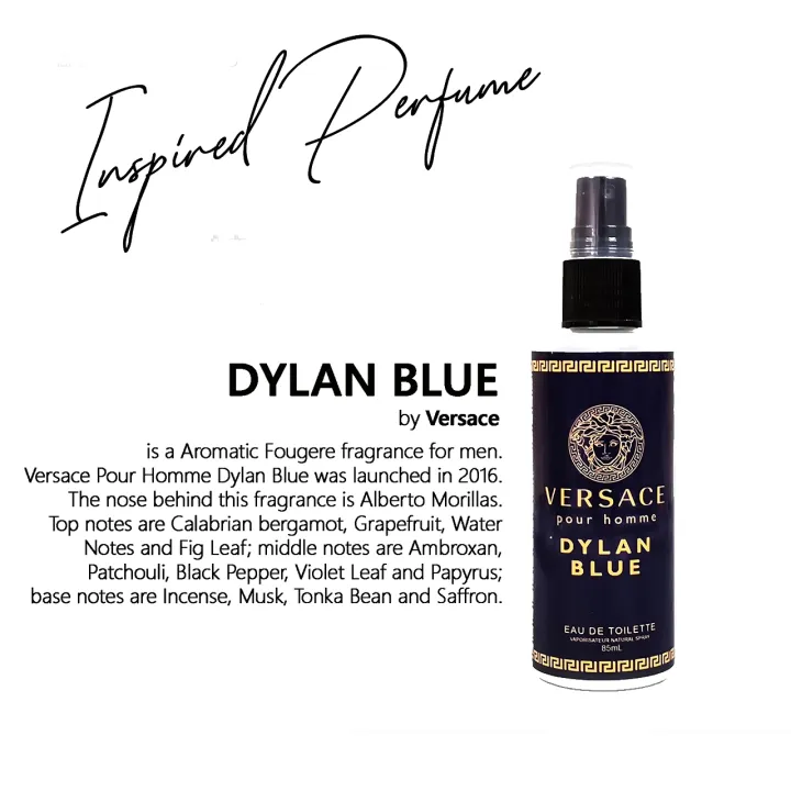 VERSACE DYLAN BLUE POUR HOMME Inspired Oil Based Perfume 85ML | Lazada PH