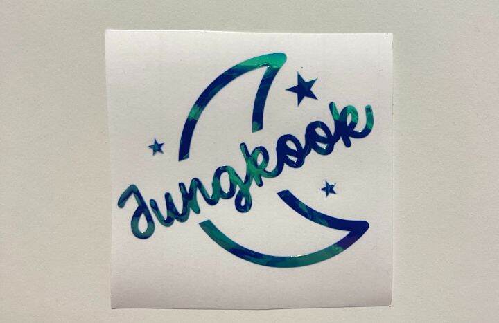 BTS Light Stick Stickers Decals Army Bomb KPOP Bangtan RM Jin Suga Jin ...