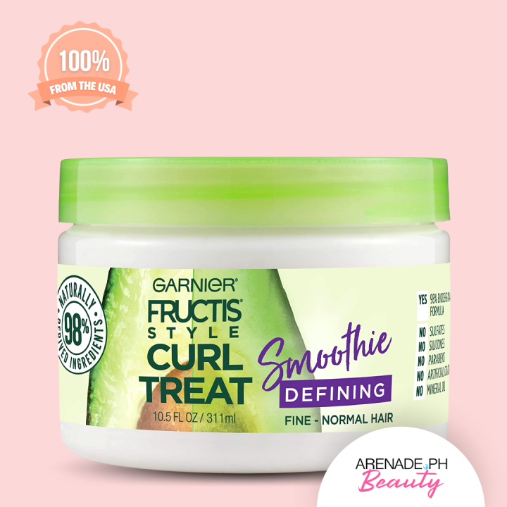 Garnier Fructis Style Curl Treat Defining Smoothie for Fine to Normal ...