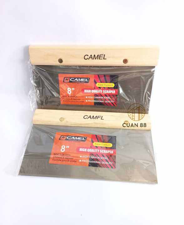 Camel Kape Gypsum 8" / Scraper Gagang Kayu 8inch | Lazada Indonesia