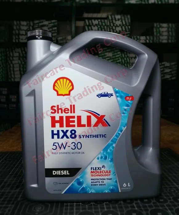 Shell Helix Diesel HX8 5W-30 Fully Synthetic Engine Oil 6Liter | Lazada PH