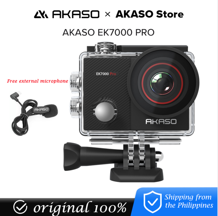 【Upgraded version】AKASO EK7000 Pro 4K Wi-Fi Waterproof action camera ...