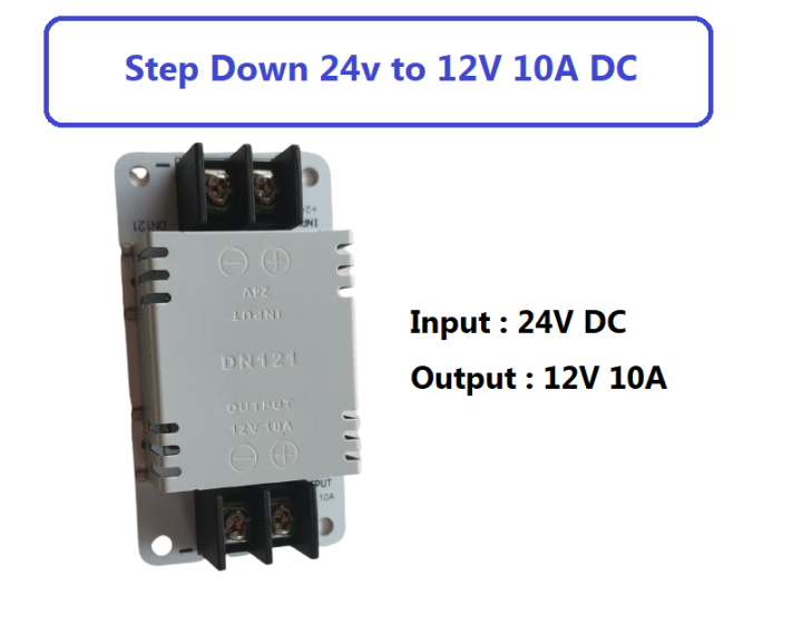 Stepdown Step Down Led bus Car voltage 24Volt 24v to 12v 12Volt 10A dc ...